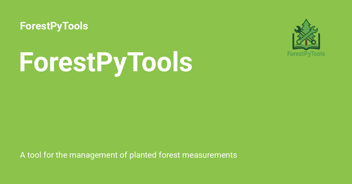 ForestPyTools - ForestPyTools